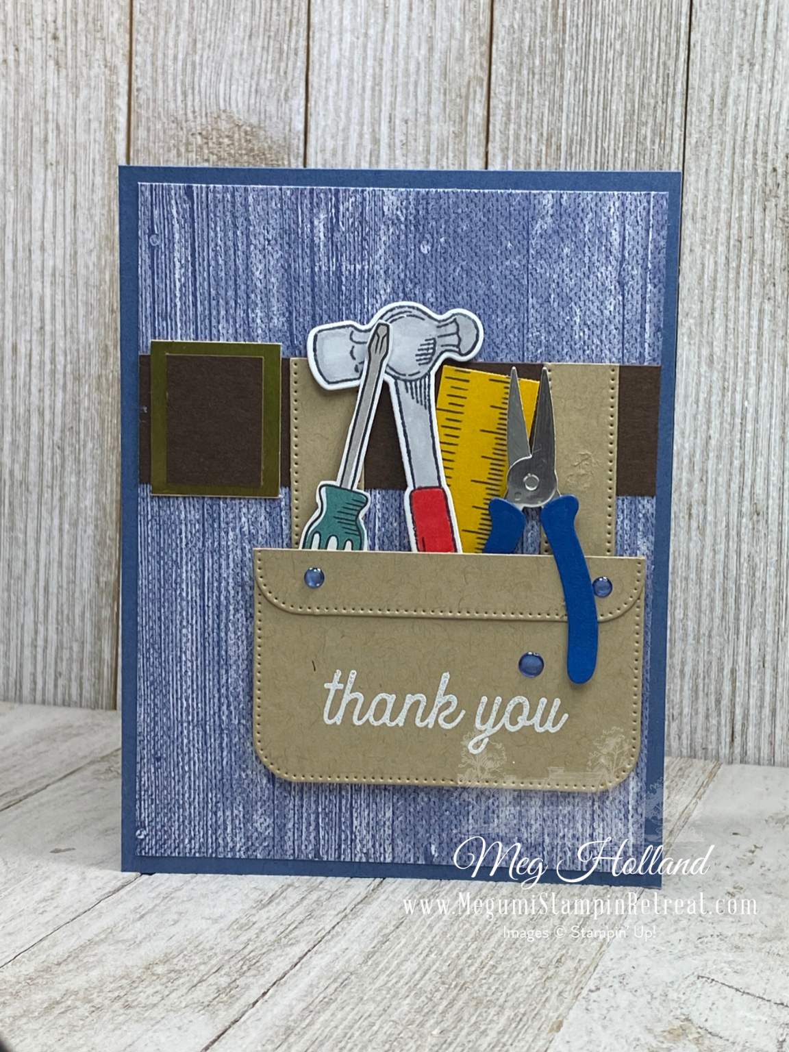 Trusty Tools Card Kit | January 2024 Online Card Club - Meg Holland ...