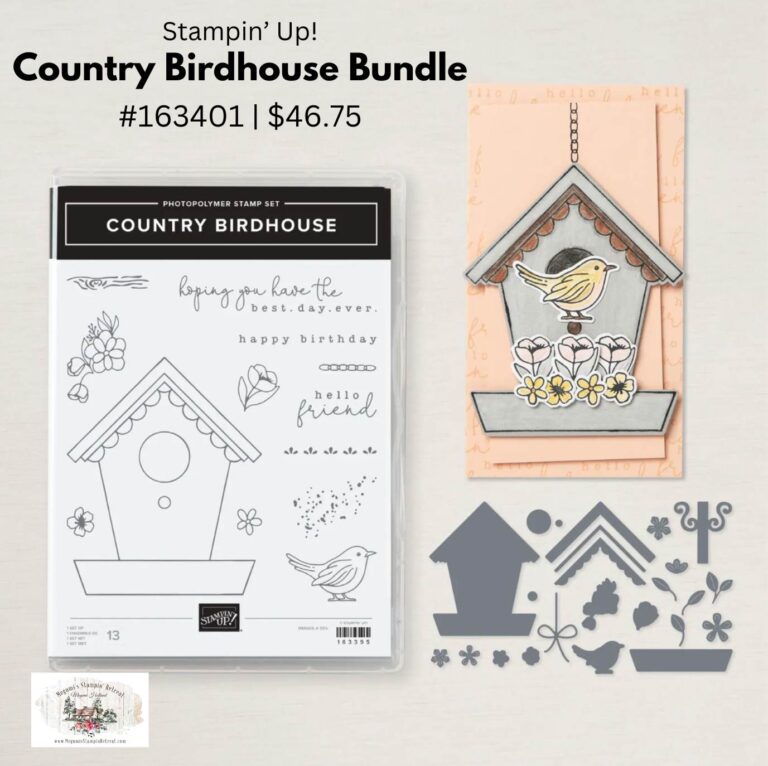 Country Birdhouse Card Kit | May 2024 Online Card Club - Meg Holland ...